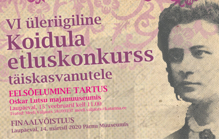 VI Üleriigiline Koidula etluskonkurss täiskasvanutele - Tartu ...