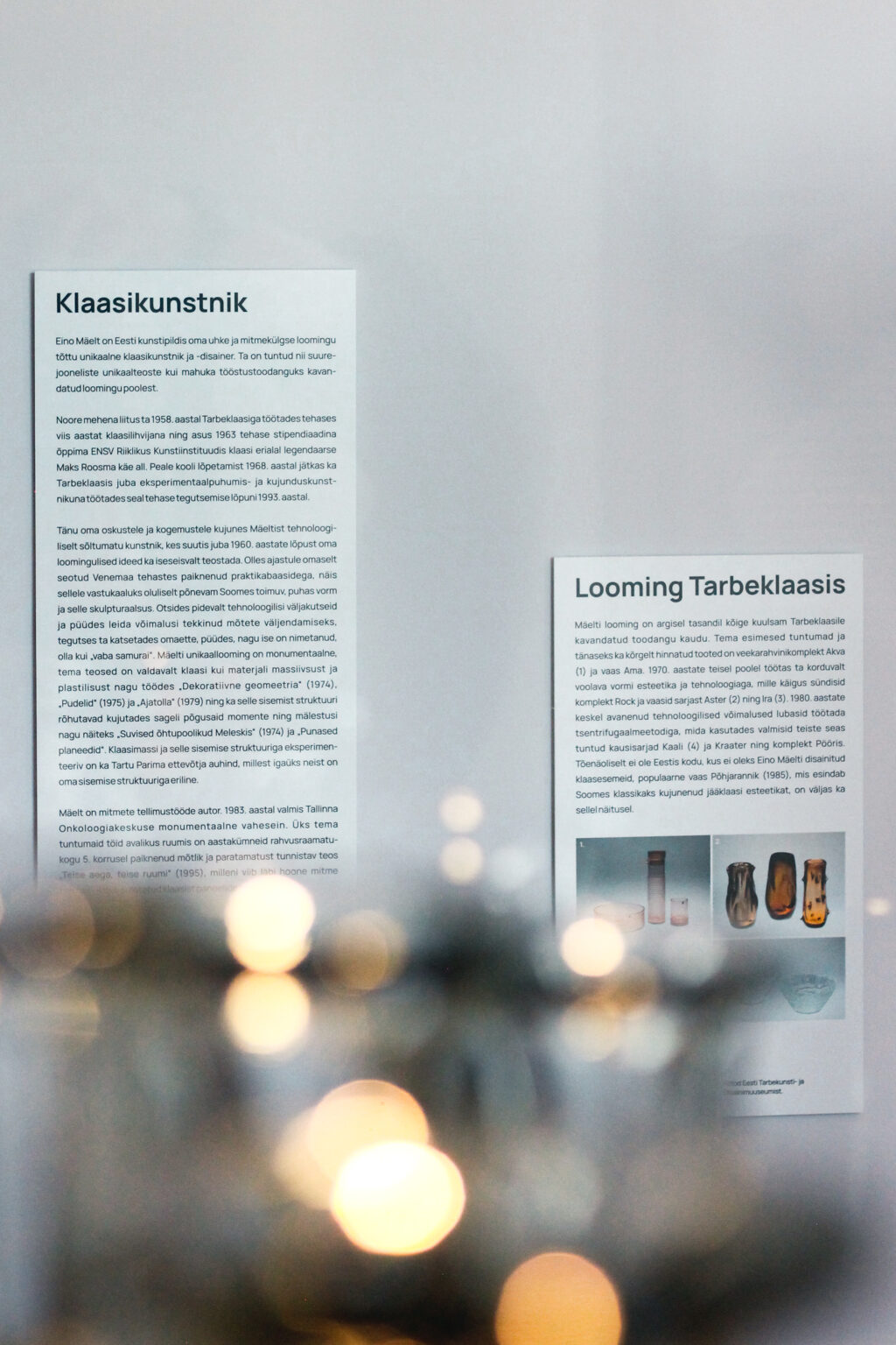 Klaasi- ja elukunstnik Eino Mäelt - Tartu Linnamuuseum :Tartu Linnamuuseum